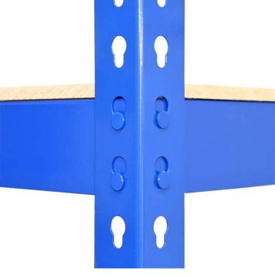 China Blauw Garage Storage Racks Warehouse Rack Heavy Duty Eenzijdig Te koop