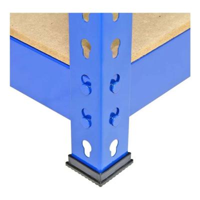 China Blauw Garage Storage Racks Warehouse Rack Heavy Duty Eenzijdig Te koop