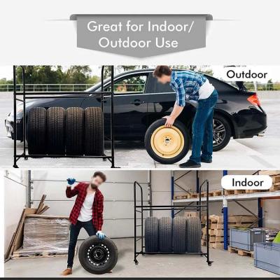 China Metalen garagebanden opslagrek Custom Heavy Duty Corrosion Protection Te koop