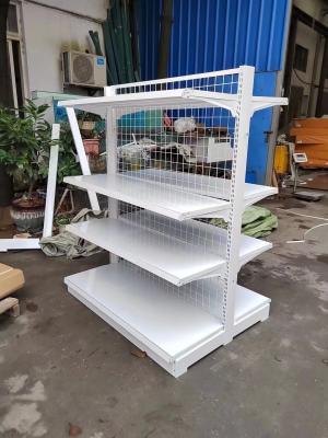 Cina Disegno professionale su misura Gondola a scaffale a doppio lato Display scaffale supermercato scaffale Gondola in vendita