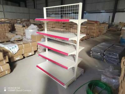 Cina Disegno professionale su misura Gondola a scaffale a doppio lato Display scaffale supermercato scaffale Gondola in vendita