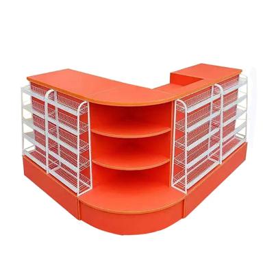 中国 小売スーパーマーケットのチェックアウトカウンター キャッシャー レジスタ テーブル カスタマイズ 販売のため