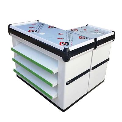 中国 オーダーメイド スーパーマーケット レジスタ カウンター エコフレンドリー カシヤ カウンター 販売のため