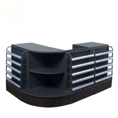 China CE Certificate Supermarket Bill Counter Eco Friendly Checkout Counter for sale
