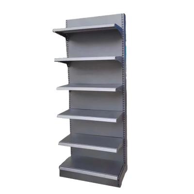 Cina Fabbrica colore personalizzato grandezza scaffale gondola china commercio scaffali di supermercato grigio ghiacciato in vendita