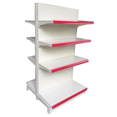 Cina Fabbrica colore personalizzato dimensione negozio di alimentari scaffale latte bianca gondola scaffali supermercato scaffali in vendita