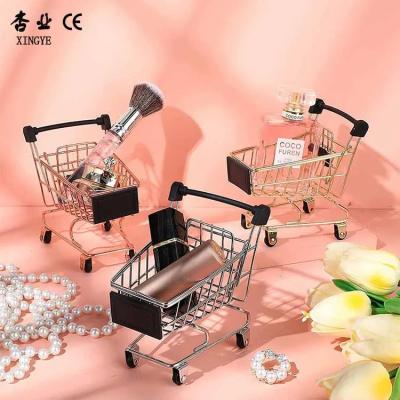 Cina Mini accessori per supermercati per bambini carrello di shopping metallo Cute cesti in vendita