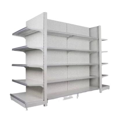 Cina Fabbrica Good Quality Commodity Store Mensola Bianca Supermarket Display Rack in vendita