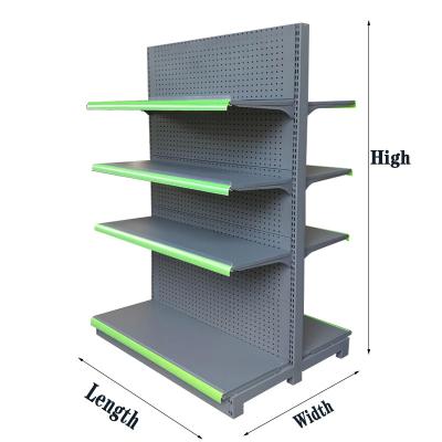 Cina Ripiani dei supermercati Estante De eExhibicin Display Rack a doppio lato in vendita