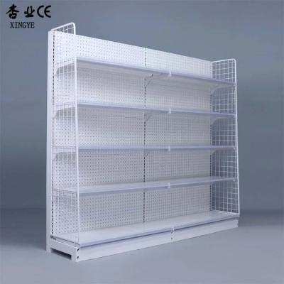 中国 工場 オーダーメイド カラー サイズ 片面ゴンドラ棚 白いスーパーマーケット棚 販売 販売のため