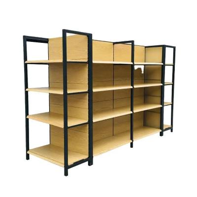 Cina Supermercato ripiani legno cereali negozio convenience store display stand in vendita