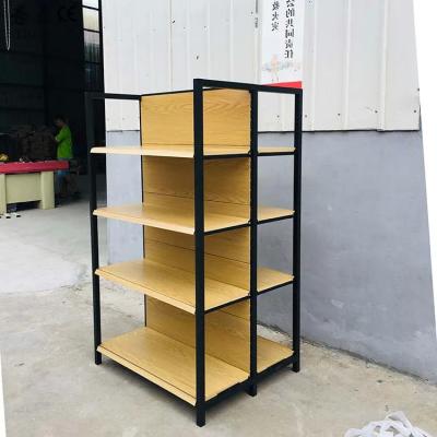 Cina Supermercato ripiani legno cereali negozio convenience store display stand in vendita