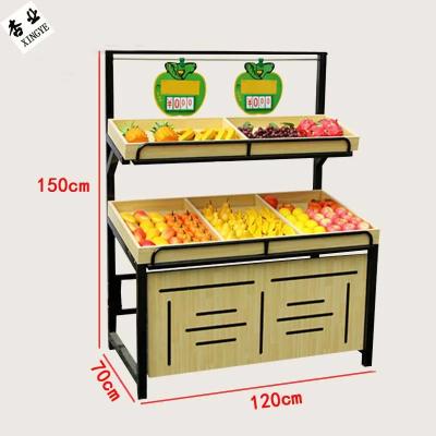 中国 便利店 果物・野菜 棚 スーパーマーケット 棚 販売のため