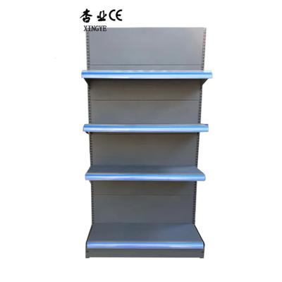 Cina Fabbrica Disponibile in colore su misura per il supermercato Rack monoparte Gondola in acciaio Mensola per negozi in vendita