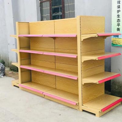 Cina Fabbrica colore personalizzato dimensione carica pesante scaffalatori di gondola scaffalatori di gondola a doppio lato in vendita
