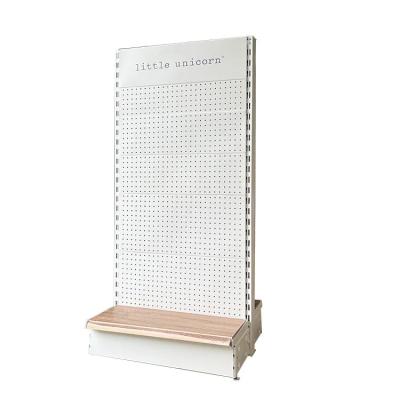 Cina Fabbrica Low MOQ Supermercato scaffale Convenience Store Piccolo negozio Display Stand Single Double-sided Board buco Gondola scaffale in vendita