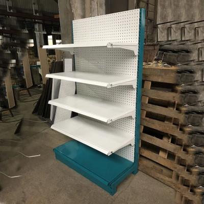 Cina Fabbrica Low MOQ Supermercato scaffale Convenience Store Piccolo negozio Display Stand Single Double-sided Board buco Gondola scaffale in vendita