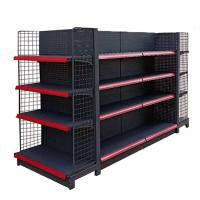 China Custom Grocery Store Display Shelves Racks for sale