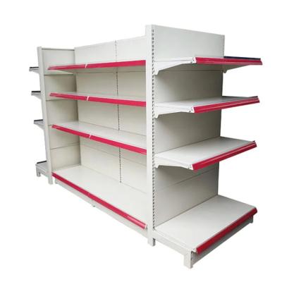 Cina Fabbrica Xingye Dimensioni personalizzate Colore Ripiani farmacia Gondola Piastra bianca Retrovisore Prezzi rossi Bar Ripiani negozio di alimentari Rack di esposizione in vendita