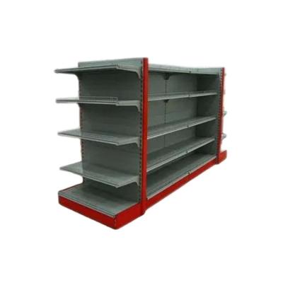 China Fábrica de cores personalizadas tamanho metal de trabalho pesado vermelho 5 camadas prateleira de mercearia à venda