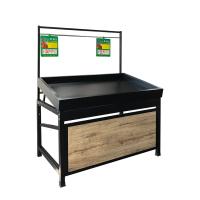 China 3 layers single side supermarket equipment vegetable racks for sale