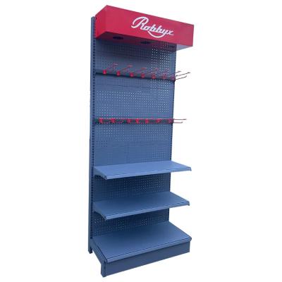 China Fabriek aanpassen Grijze plank met haakjes lichtdoos met logo Te koop