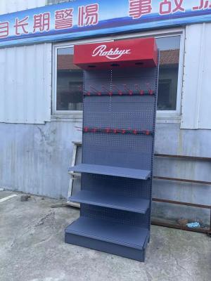 China Fabriek aanpassen Grijze plank met haakjes lichtdoos met logo Te koop