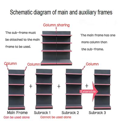 China Fabriek aanpassen Kleurrijke plank met gaten display rack Te koop