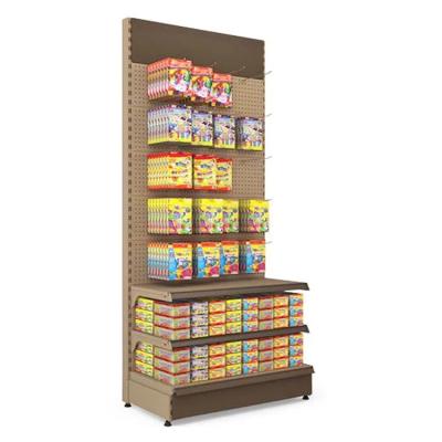 Cina Fabbrica colore personalizzato dimensione prodotto innovativo scaffale laterale in acciaio singolo per supermercato scaffale espositivo negozio in vendita
