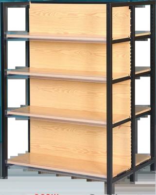 Cina Scaffalature in legno a quattro colonne personalizzate Prodotto innovativo più venduto per i negozi di alimentari Mensole dei supermercati mensole gond in vendita