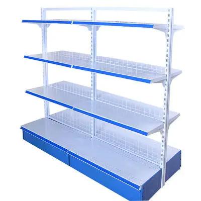 China China prateleiras personalizadas Produto inovador Melhor Venda Para Lojas de Alimentos Prateleiras de supermercado prateleiras gôndola duplo lado à venda