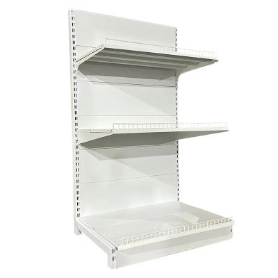 Cina scaffale metallo supermercato scaffale gondola colore bianco in vendita