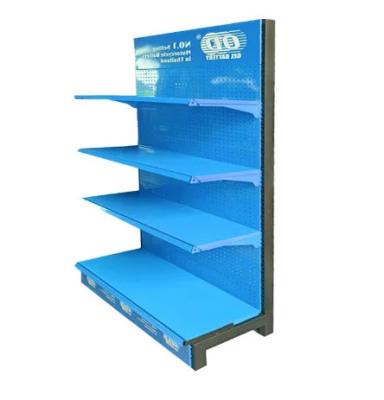 China Sistema de prateleiras gôndola prateleira de equipamento de supermercado prateleira de lado único à venda