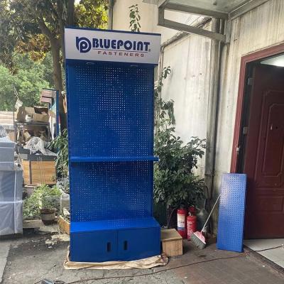 China Fabrica Tamanho personalizado Cor azul estante de exposição estantes de exposição de produtos estantes de supermercado fornecedor à venda