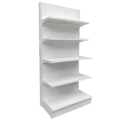 China Fabrica Tamanho personalizado Cor cor branca cor loja de mantimentos display rack gôndola varejo prateleiras desmontáveis de supermercado à venda