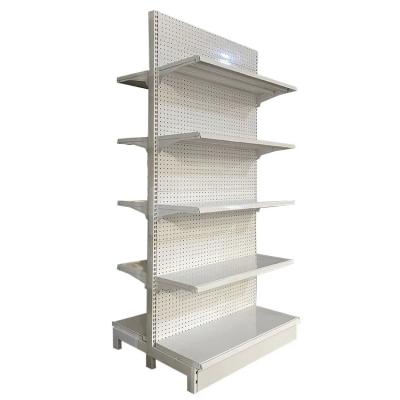 Cina Shanghai xingye scaffale scaffali alimentari attrezzature del supermercato pareti bianche gondola display scaffali scaffali in vendita