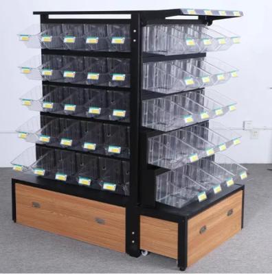 Cina Colore personalizzato Dimensione supermercato convenienza gondola menù scaffale menù display rack caramelle scaffali supermercato in vendita