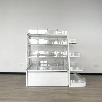 Cina Colore personalizzato Dimensione supermercato convenienza gondola menù scaffale menù display rack caramelle scaffali supermercato in vendita