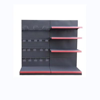 Cina Fabbrica colore personalizzato dimensione metallo scaffali mini-mercato heavy duty scaffali da parete per cosmetici vetrina in vendita