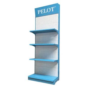 Cina Fabbrica colore personalizzato dimensione metallo scaffali mini-mercato heavy duty scaffali da parete per cosmetici vetrina in vendita
