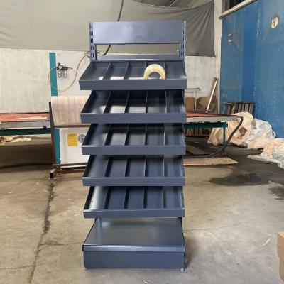 Cina Fabrica Dimensioni personalizzate Colore logo ghiacciato grigio scaffali di ferramenta scaffali farmacia scaffali scaffale in vendita