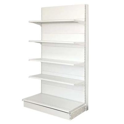 Cina Fabrica Dimensione personalizzata Colore logo bianco supermercato negozio di comodità display rack rack a gondola staccabile in vendita