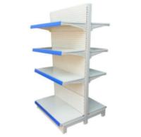 China Customized color Pharmacy shelf  double sided pharmacy display rack for sale