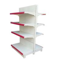 China Customized color Pharmacy shelf  double sided pharmacy display rack for sale