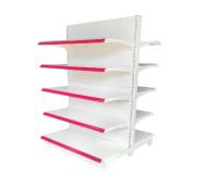 China Customized color Pharmacy shelf  double sided pharmacy display rack for sale