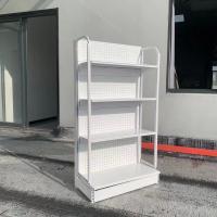 China Four Column Supermarket Display Rack Customized For Grocery Store for sale