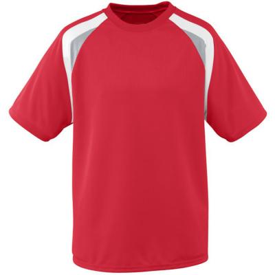 China Customized Fashion Soccer Team Wear Sublimation Jerseys , Red / Blue / Orange for sale