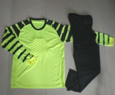 China Custom Goalkeeper Uniform Soccer Team Wear Long Sleeve Soccer Jerseys for sale