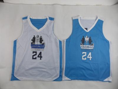 China Custom Unisex Mesh Basketball Jerseys Mens Sports Wear , Embroidery Printing for sale