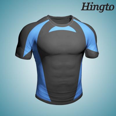 China Custom Rugby Shirts for Men , Poly - Spandex Sublimated Rugby Team Wear for sale
